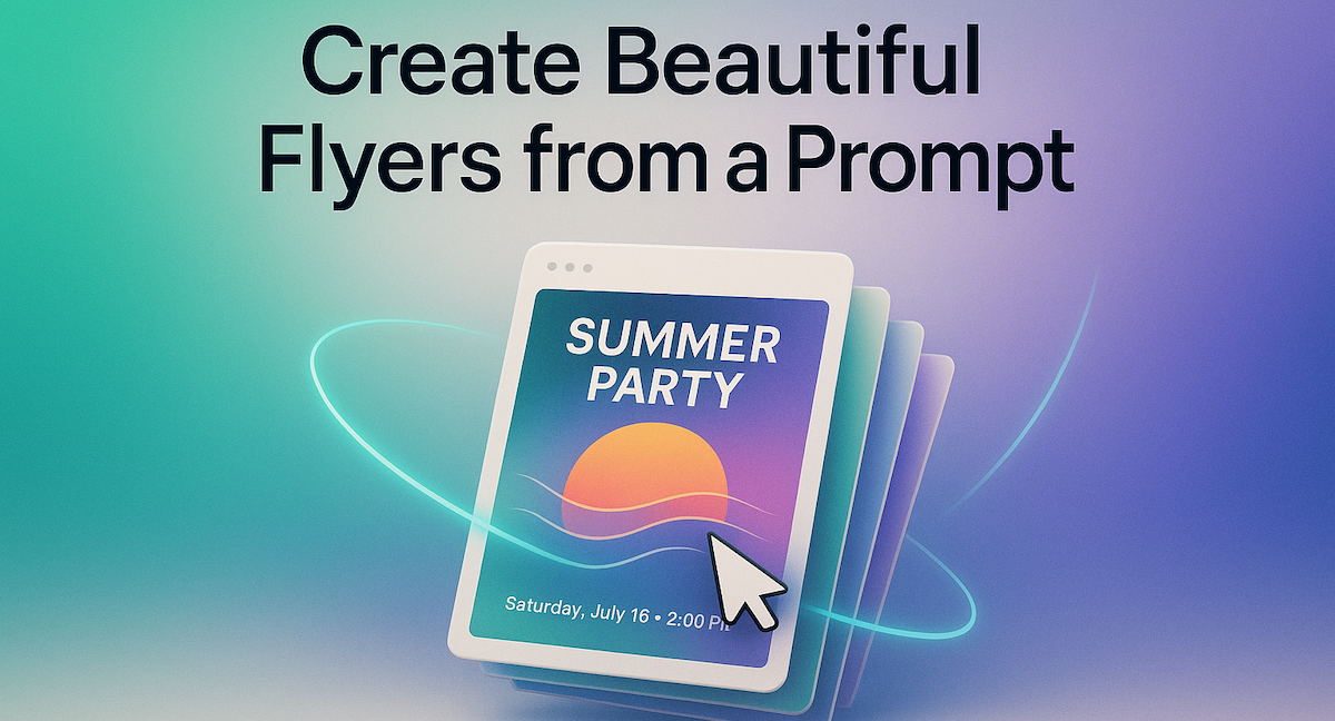 PromptFlyers - Create stunning flyers in seconds with AI