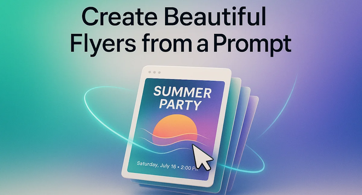 PromptFlyers | Create Stunning Event Flyers In Seconds